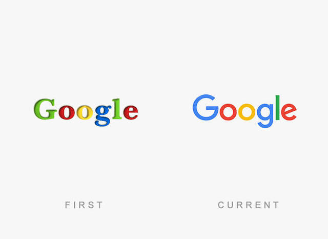 Evolution des logos jusqu'en 2016