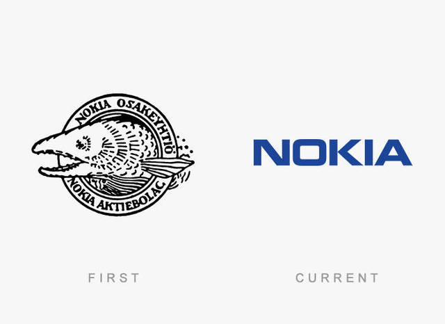 Evolution des logos jusqu'en 2016